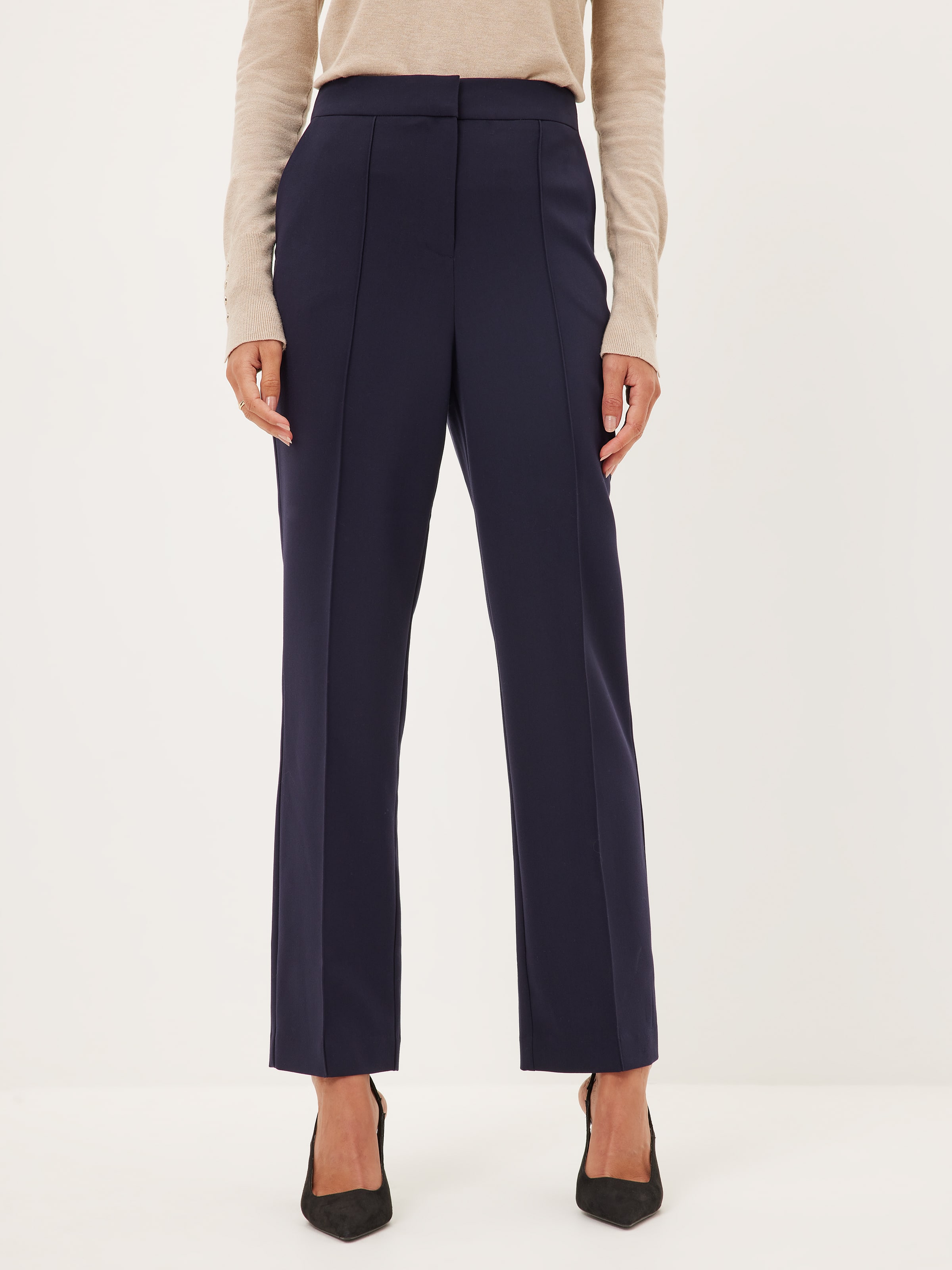 Uptown Tapered Leg Pant Navy - Portmans Online