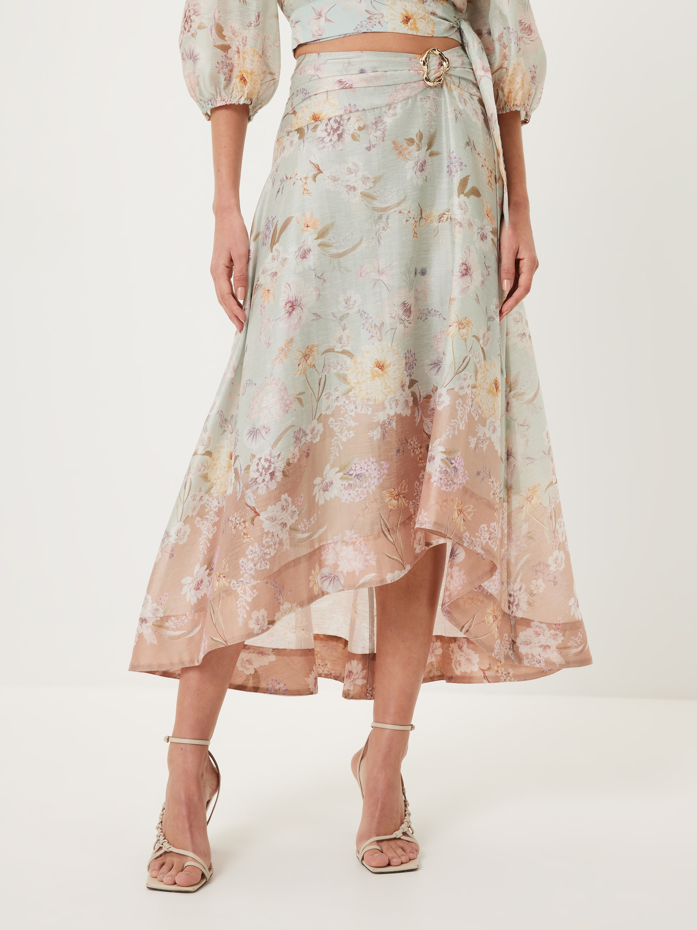 Sunbeam Wrap Midi Skirt Sunbeam - Portmans Online