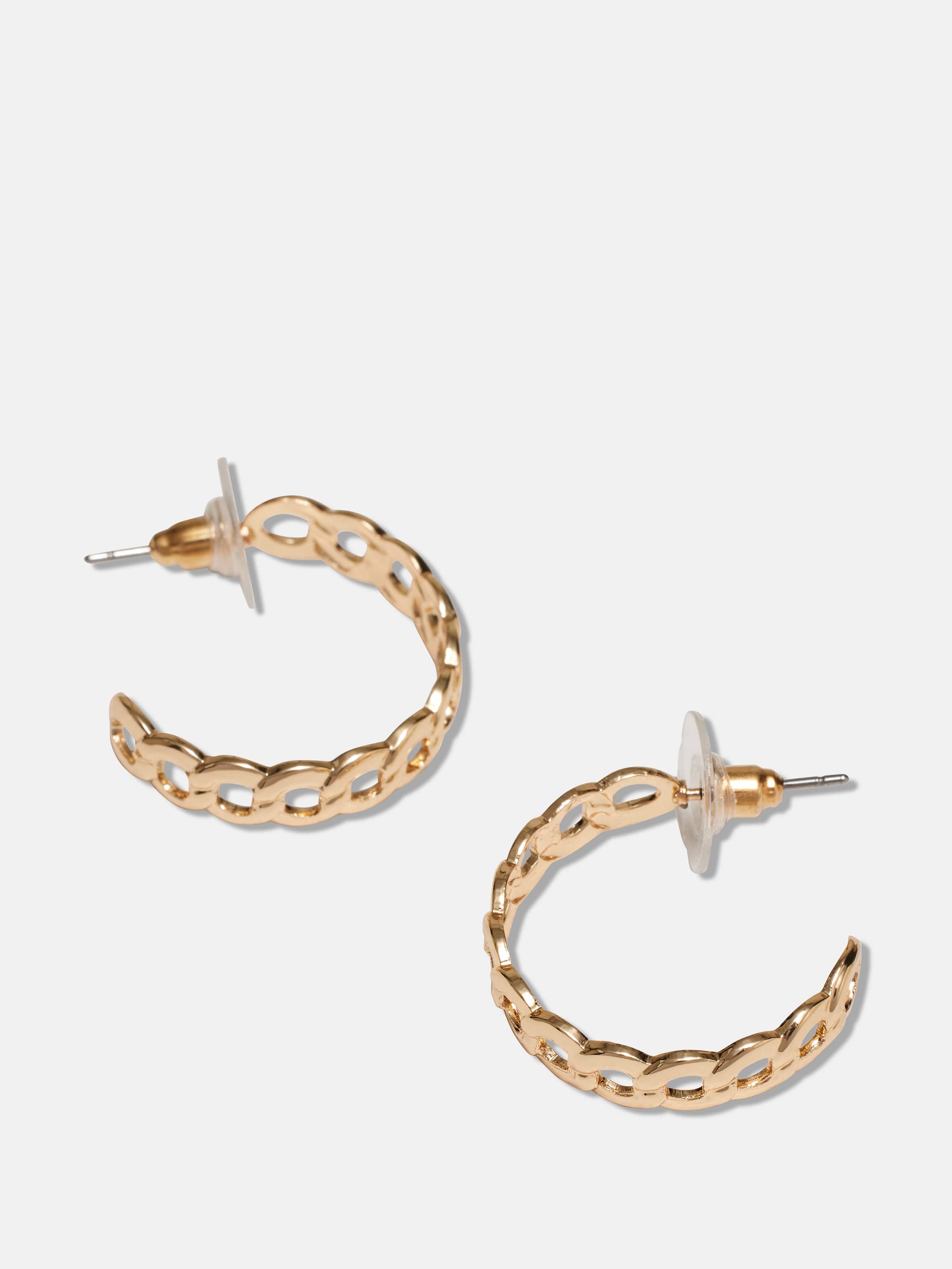 Gigi Chain Hoops Gold - Portmans Online