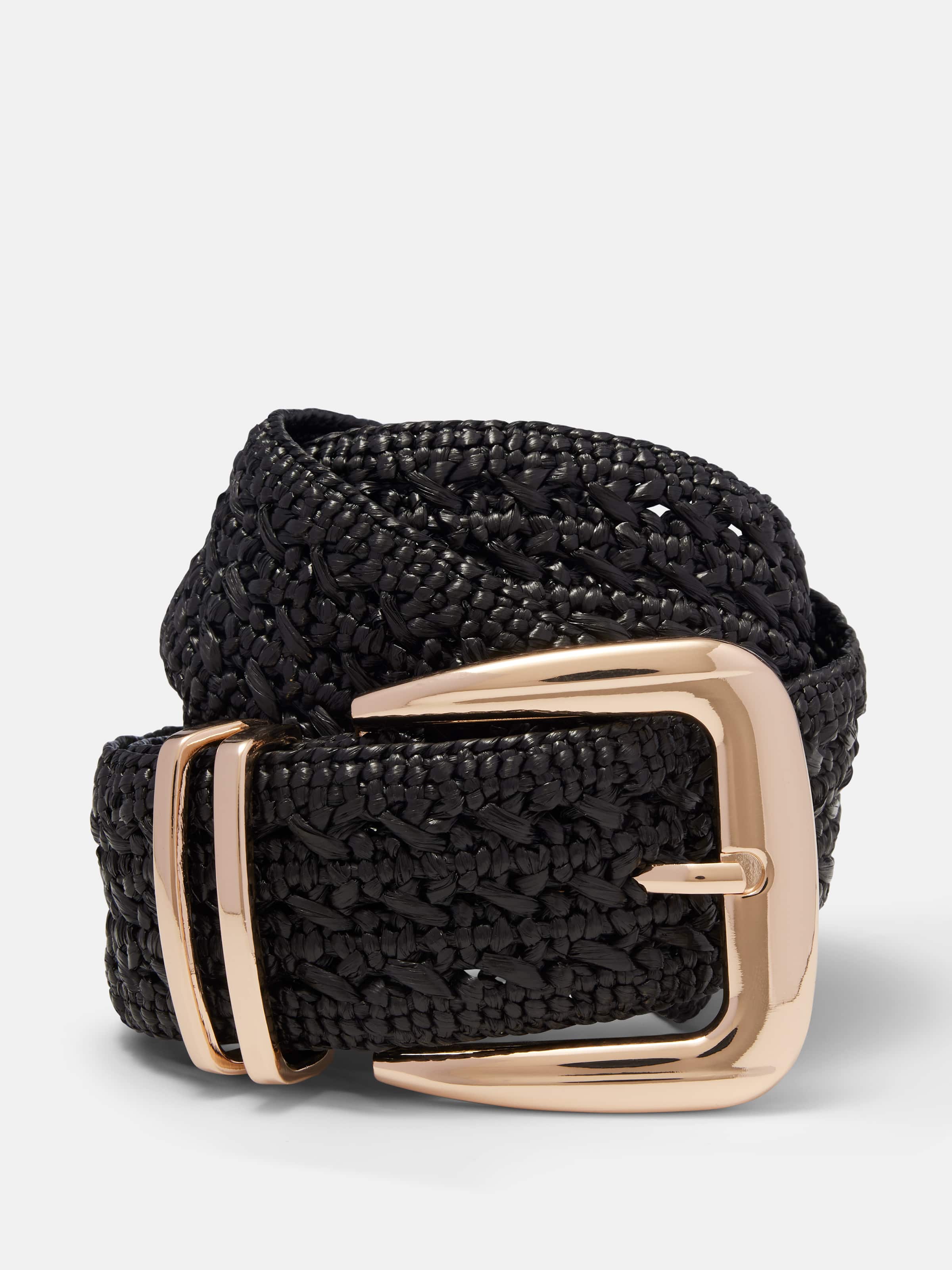Woven Square Buckle Belt - Portmans Online