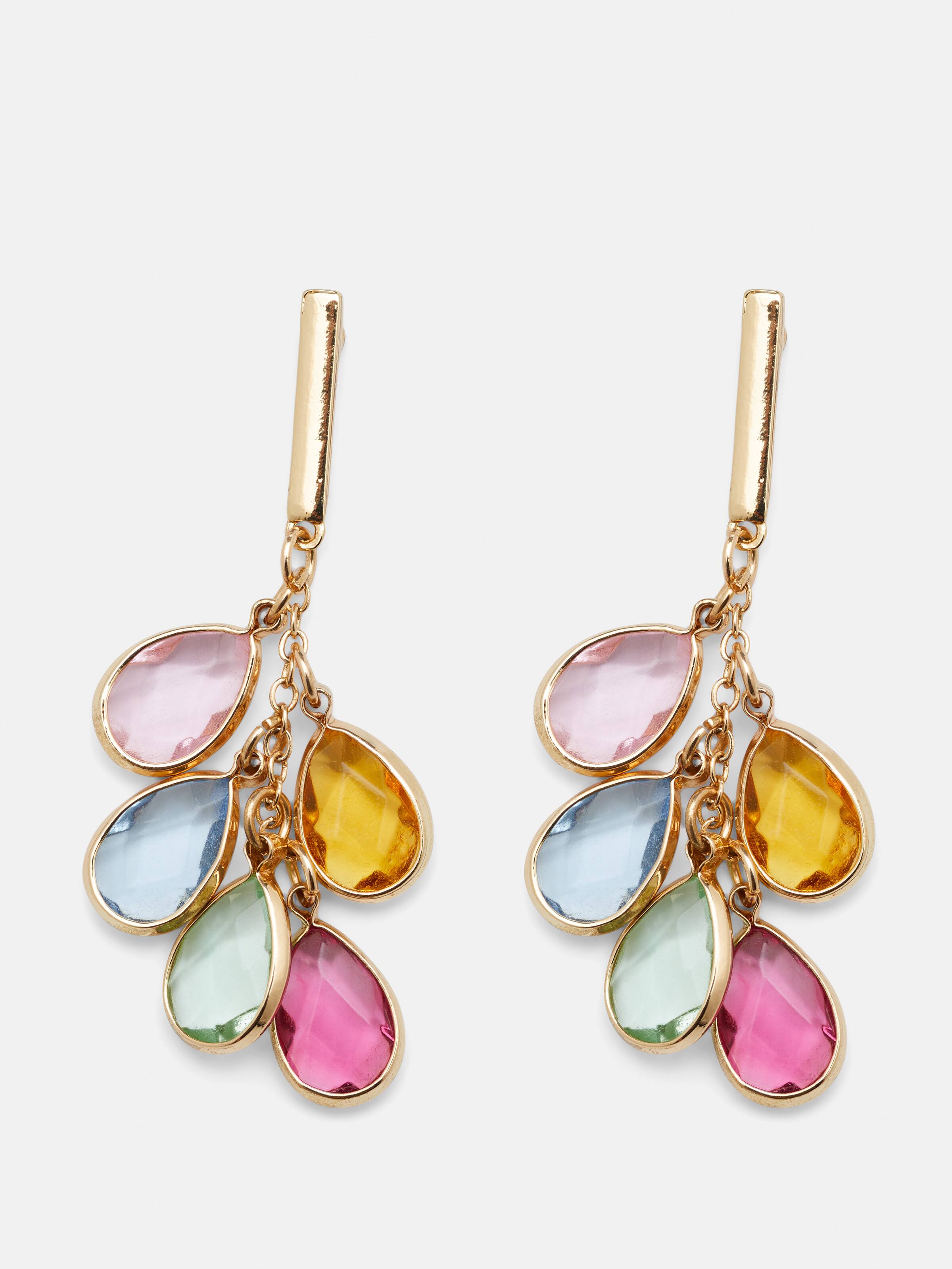 Brie Teardrop Earrings Multi - Portmans Online