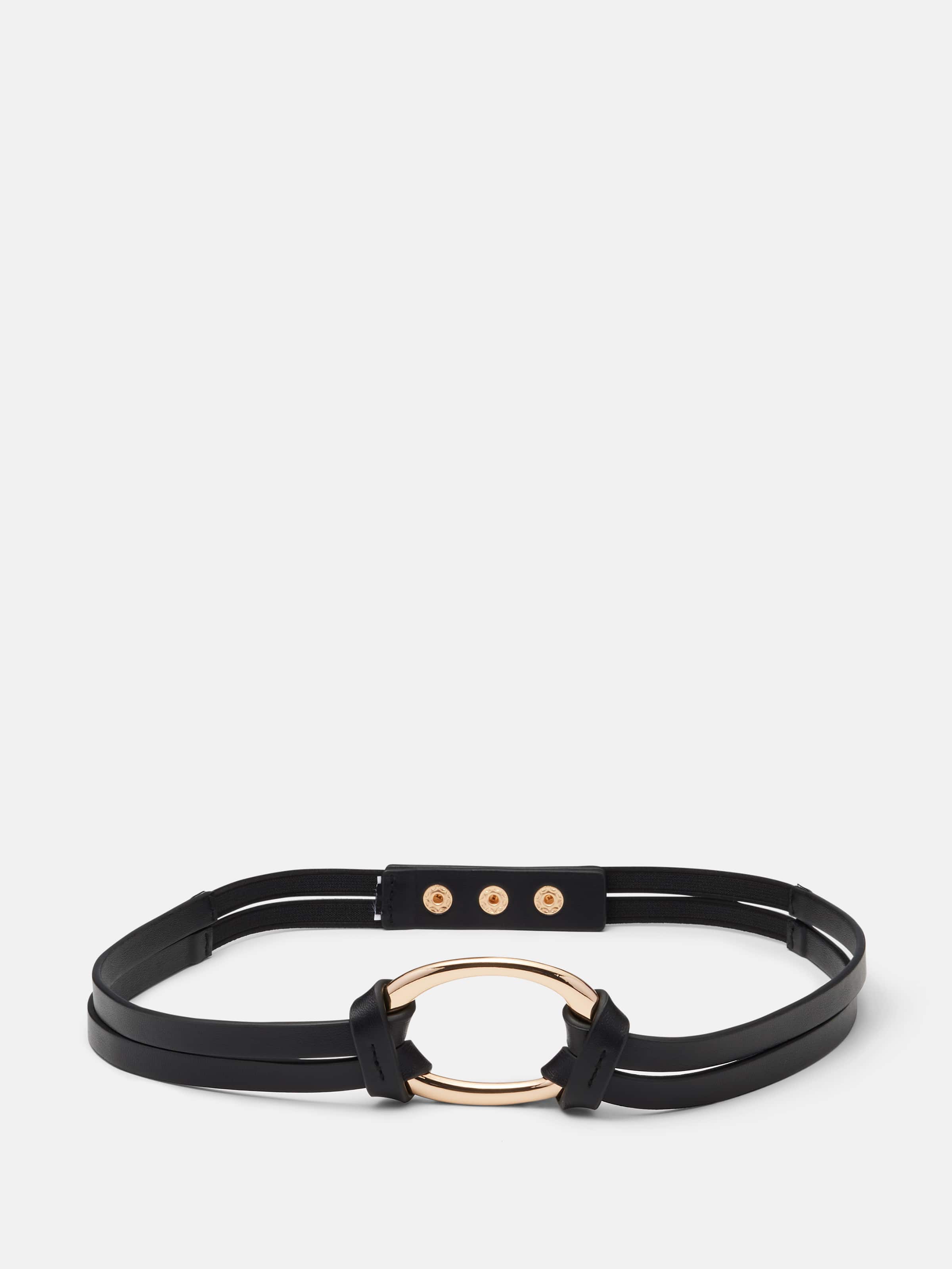 Maisy Knot Detail Belt Black - Portmans Online