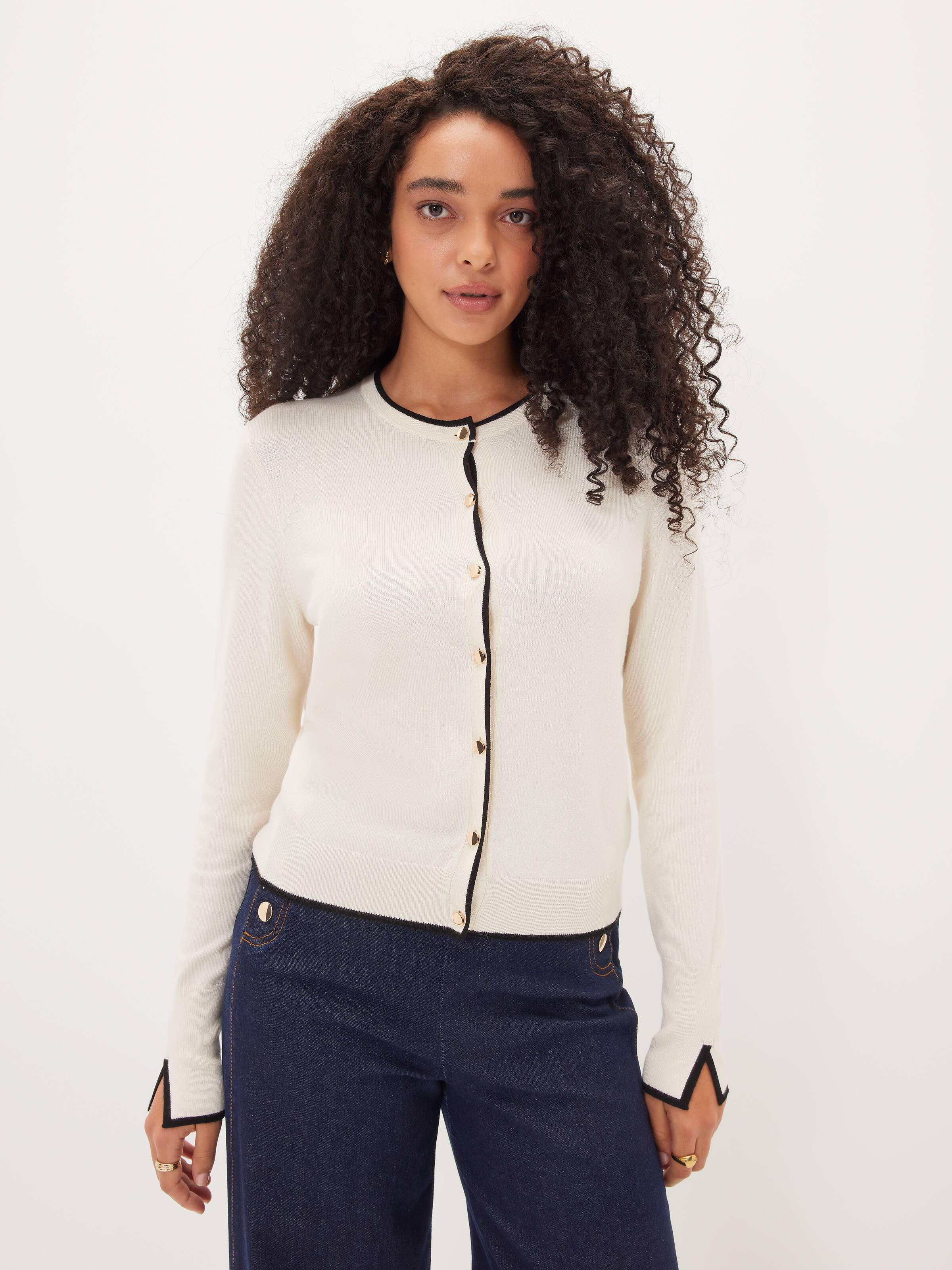 Tania Tipped Cardigan - Portmans Online