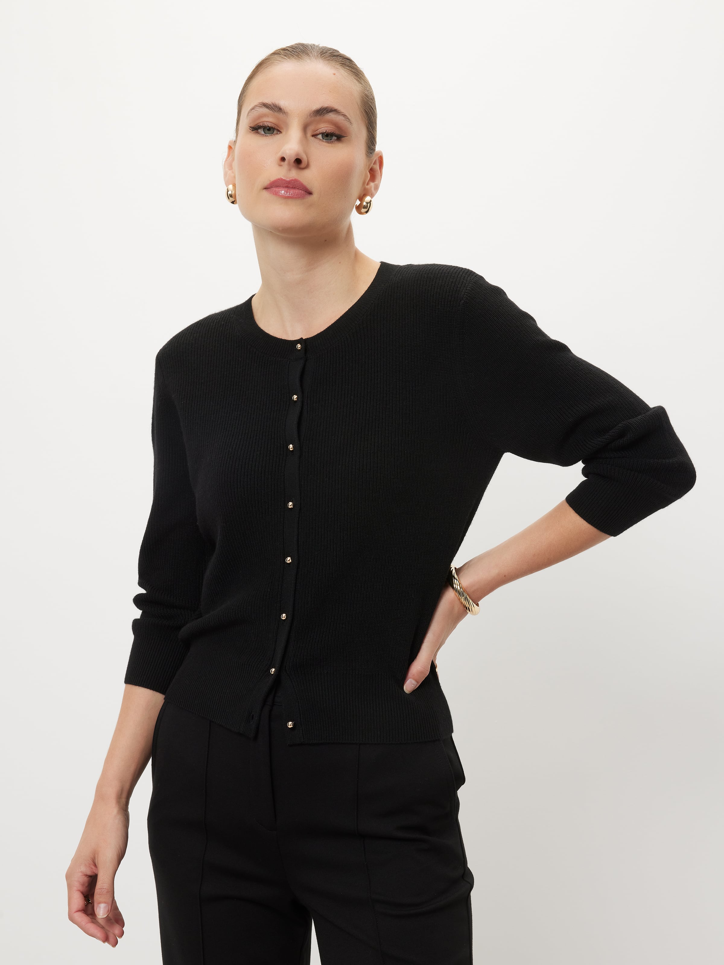 Rachel 3/4 Sleeve Cardigan - Portmans Online