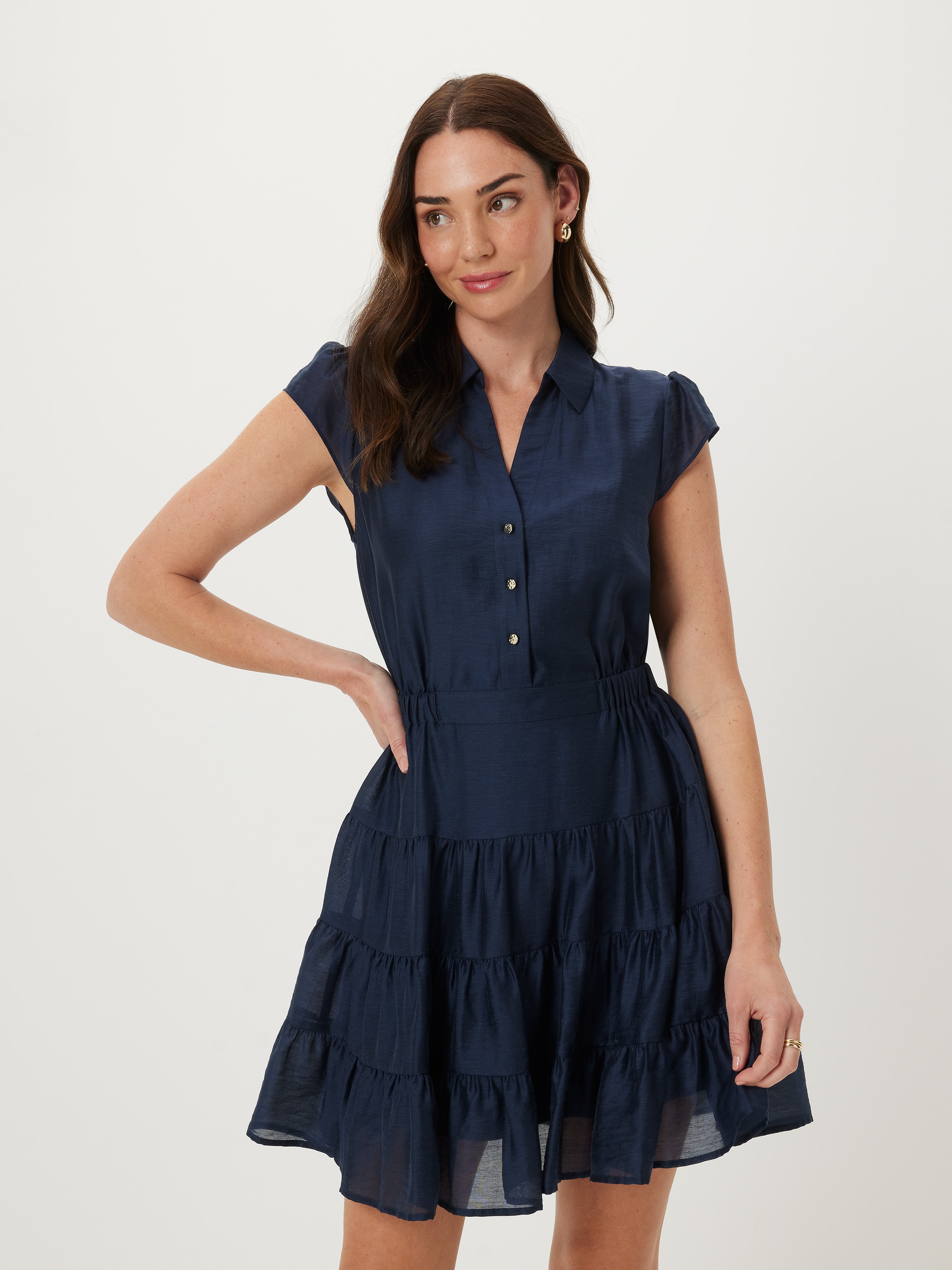 Kitty Short Shirt Dress - Portmans Online