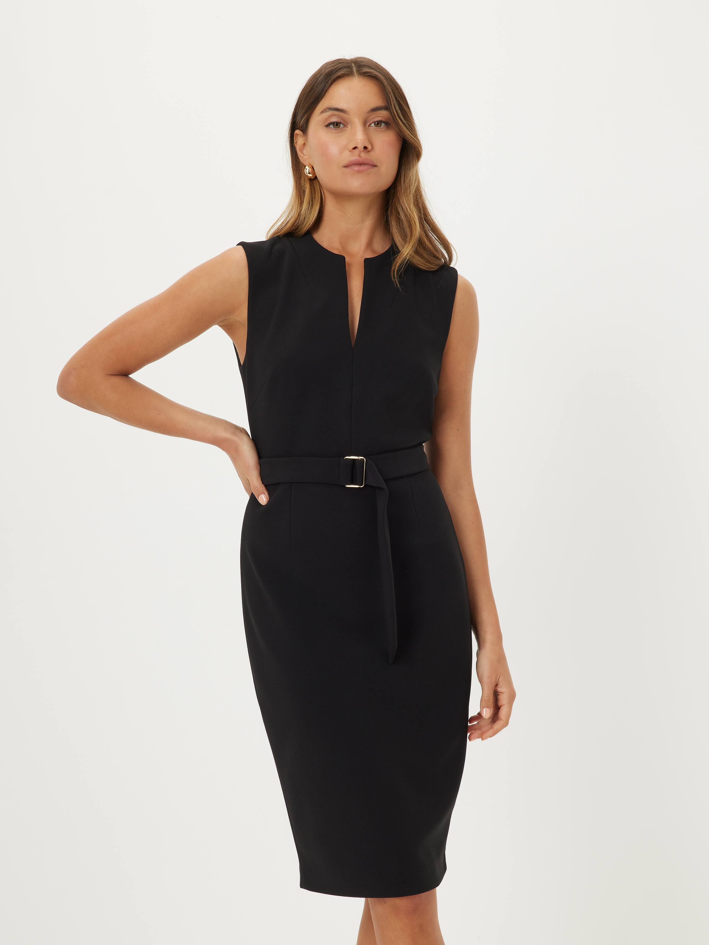 Rosie Notch Neck Dress - Portmans Online